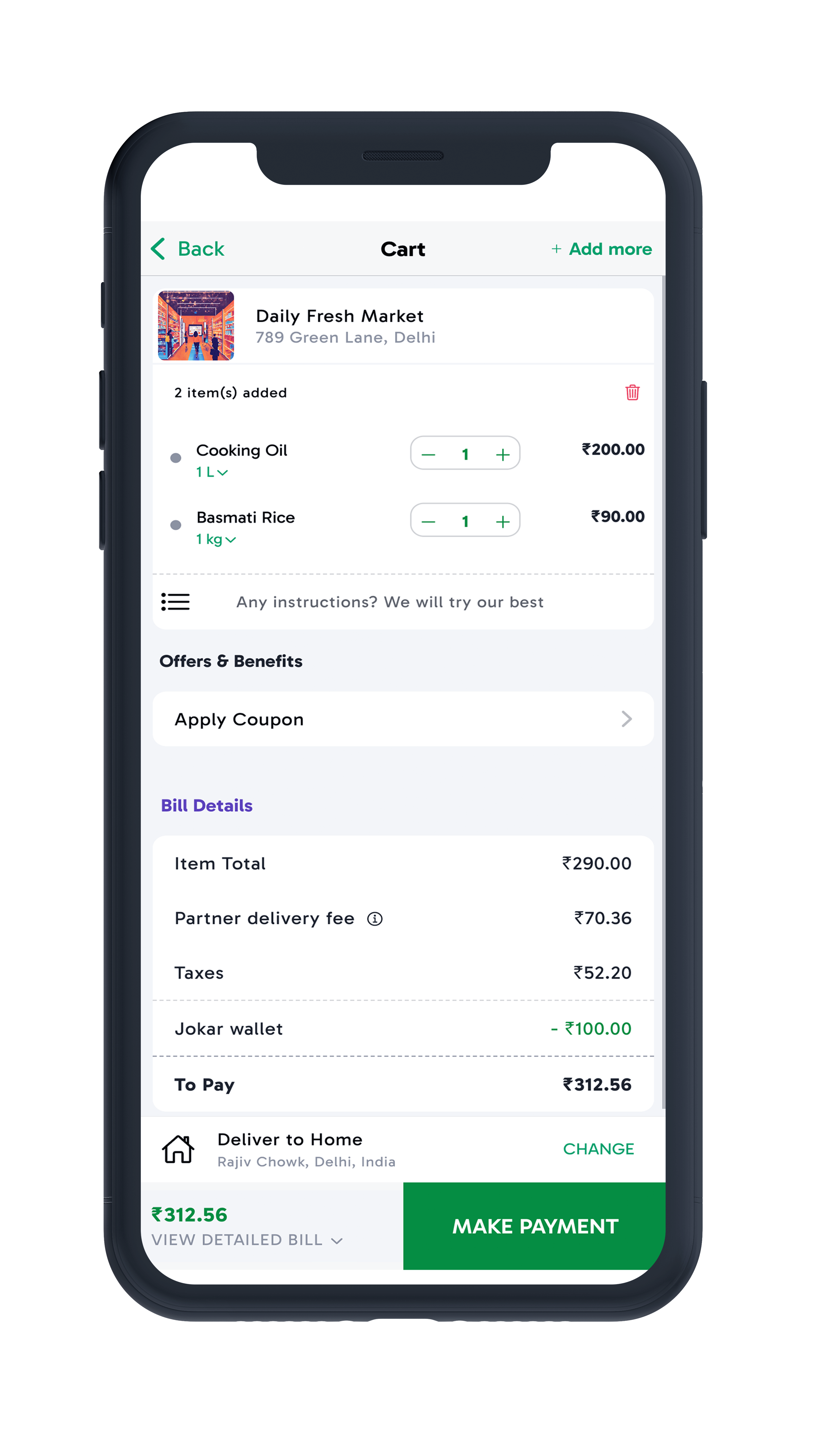 Ionic 8+ Dunzo Clone App UI (All-in-One Delivery App) by technyks | CodeCanyon